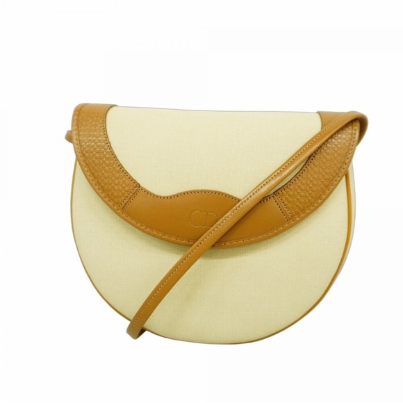 Dior | Bags | Dior Tan And Cream Crossbody Bag | Poshmark